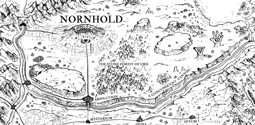 Map of the Quill Coast – BEARDED DEVIL